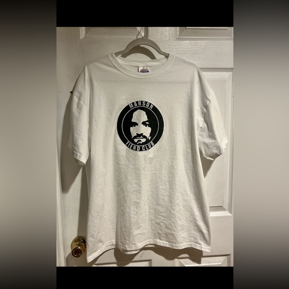 Vintage | Shirts | Vintage Y2k Charles Manson Fiend Club Tee | Poshmark